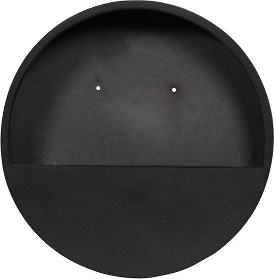 Hanging Wally Planter Black, Wall Pot for Plants (XS Ø: 30 D: 7 cm ...