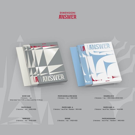 K-Pop Album Repackage [DIMENSION:ANSWER] - Inclusief Photobook, CD ...