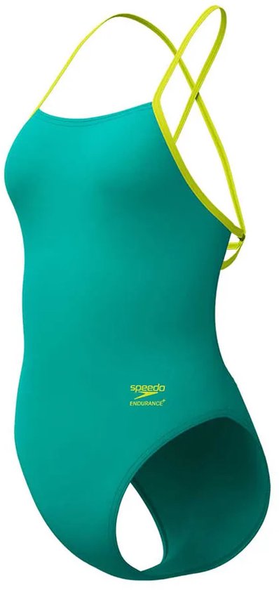 Speedo Fl Solid Tie Back Zwemkleding Groen UK 36 Vrouw | bol