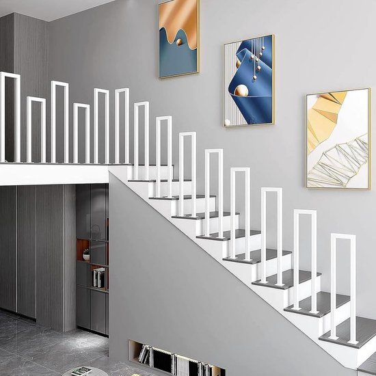Metalen Trapleuning voor Binnen en Buiten, U-vormige Balustrade, 75cm ...