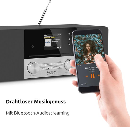 Compact DAB+ Stereo Radio met CD Speler, Bluetooth en Internet Radio | bol