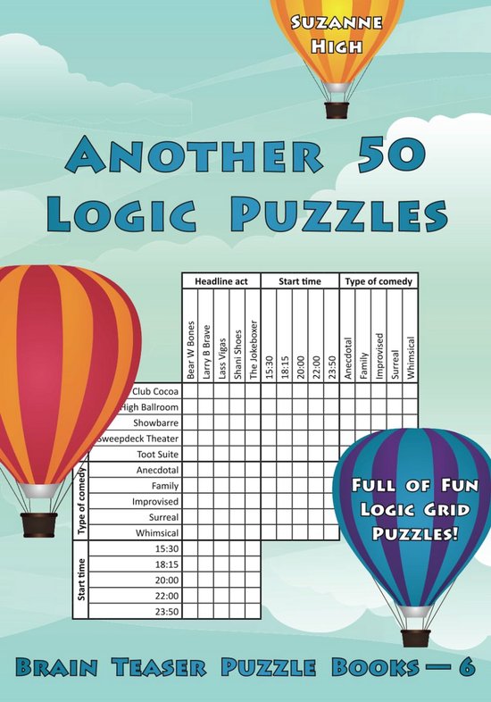 50 Logische Puzzels: Plezier met Logische Rasterpuzzels | bol