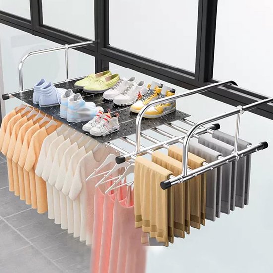 Inklapbaar Uitschuifbaar Droogrek voor Kleding en Handdoeken | bol