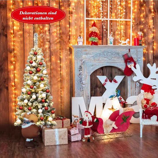 Luxe Kunstkerstboom met Sneeuw en Verlichting | bol