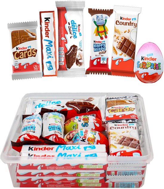 Kinder selection Happy chocolade mix - Kinder Maxi, Delice, Surprise ...