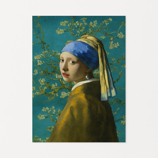Meisje met de parel - Johannes Vermeer - Amandelbloesem - Van Gogh ...