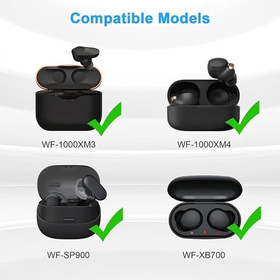 Ronte® - Traagschuim Oordopjes voor Sony WF-1000XM4 – 3 Paar ...