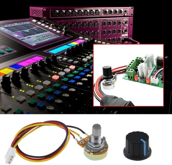 Nordivar - Potentiometer - Lineaire taper - Rotary - 10K Ohm - Carbon ...