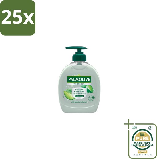 25 x Palmolive – Handzeep – Hygiene Plus Sensitive – Pompje - 300 ml ...