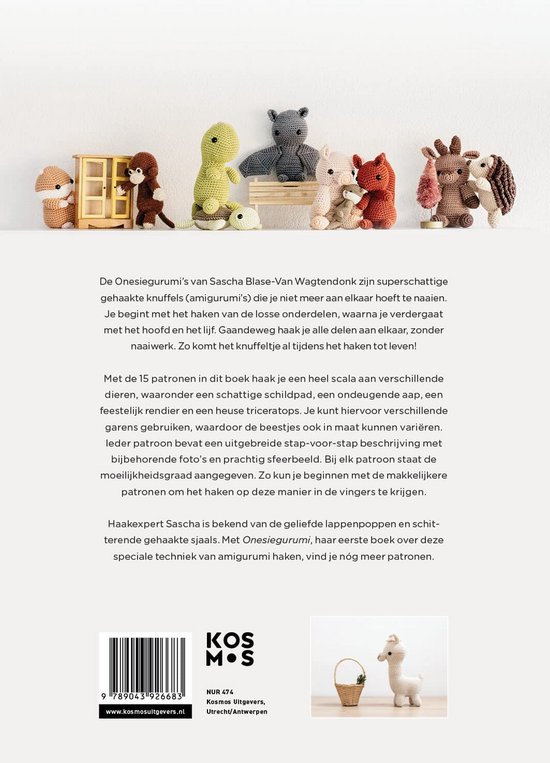 Amigurumi Haken Zonder Naaien: Nieuwe Knuffels Haken met Stap-voor-Stap ...