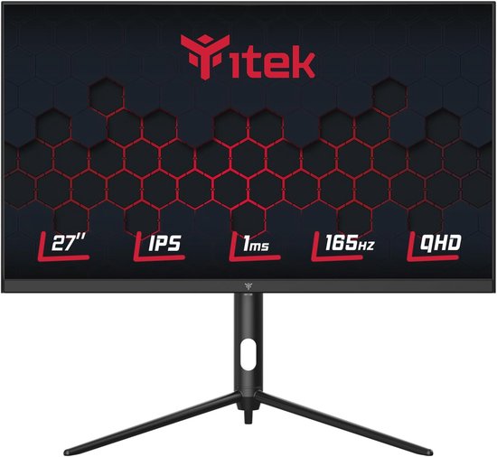 27 Inch Gaming Monitor - WQHD 2560 x 1440, 165 Hz, FreeSync en G-Sync ...