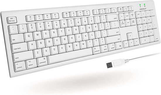 USB-A Toetsenbord met Numpad voor Mac - QWERTY Indeling, 105 Toetsen | bol