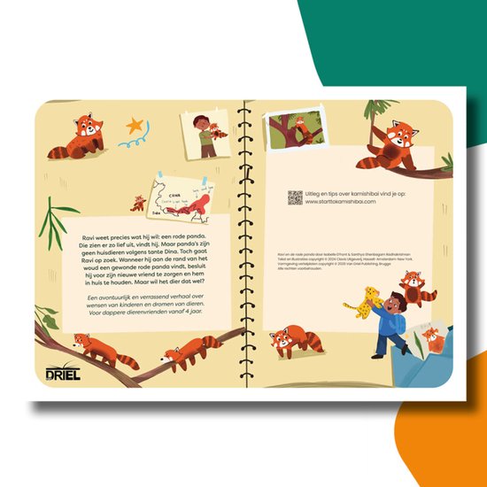 Ravi en de rode panda | Kamishibai vertelplaten, Santhya Shenbagam ...