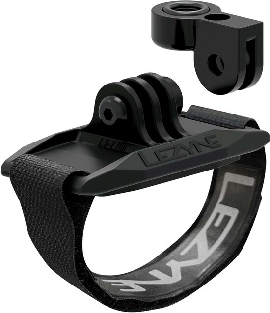 LEZYNE HELMET MOUNT LED CM - GO PRO BLACK | bol