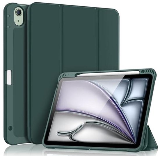 Flexibele TPU Rugcover met Penhouder voor iPad Air 11 inch M2 (2024) | bol