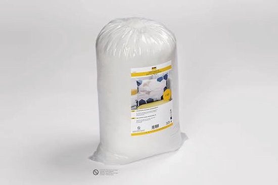 Decoratieve watten 1 kg - 100% PET, wit voor creatief gebruik | bol