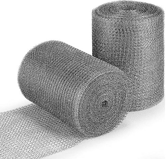 Metaalgaas voor dierenbescherming, 127mm x 8m, fijn gaas voor gaten ...