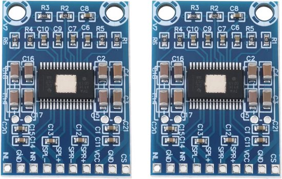 2x50W Digitale Audio Versterker Module Dual Channel voor Speakers ...