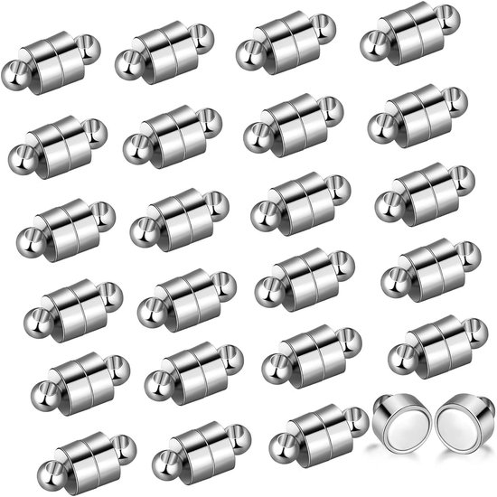 TRANKIELO® - 24 paar magnetische sluitingen voor armbanden en ...