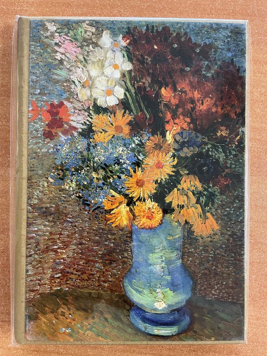 Luka Basic Notitieblok Vincent van Gogh Vaas met margrieten en anemonen ...