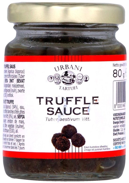 Urbani Zwarte Truffle Saus 80 gram | bol