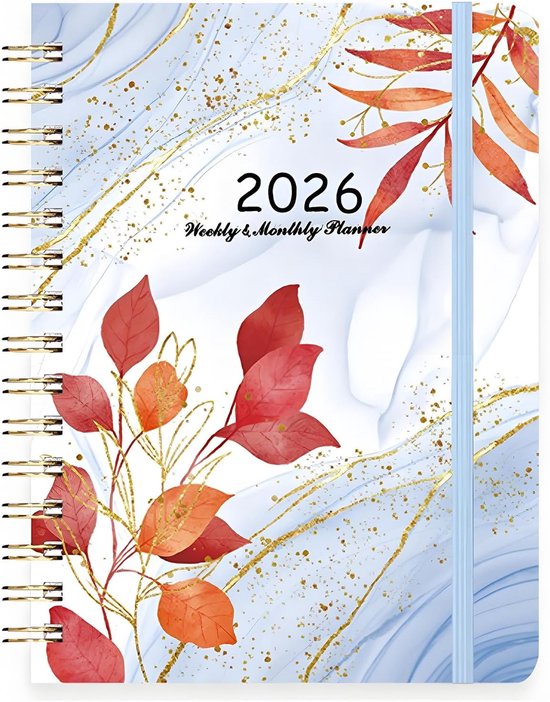 Planner - Kalender - Schema 2026 - Weekplanner - Kalendernotitieboekje ...