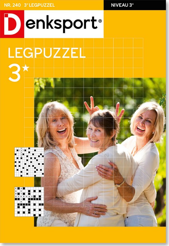 Denksport Puzzelboek Legpuzzel 3*, editie 240 | bol