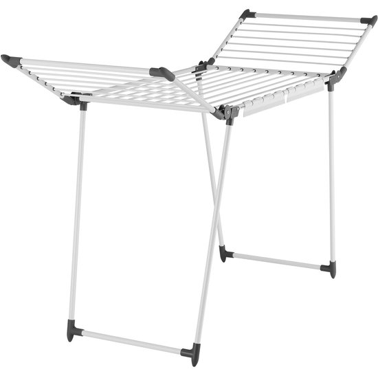 tectake® Droogrek - Wasrek - 18 Meter Drooglengte - Inklapbaar - Staand ...