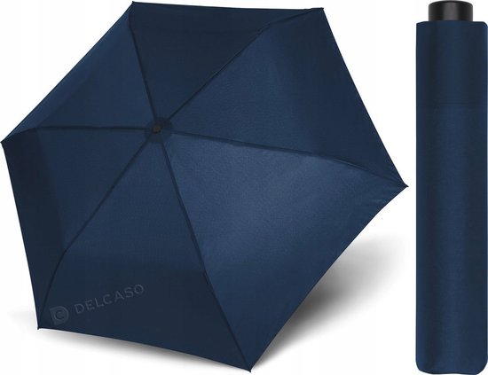 Doppler Zero Large Paraplu - Ultralicht & Windbestendig - Marineblauw | bol