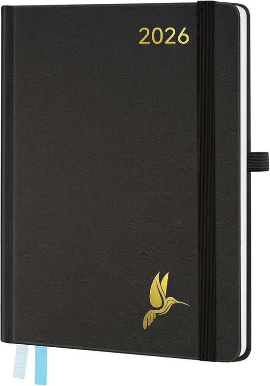 Weekkalender 2026 A4 Hardcover - Ruime Afsprakenplanner en Boekkalender ...