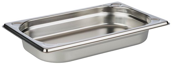 GN 1/4 Gastronorm Container RVS 1 Liter - 264x162x40 mm - Professioneel ...