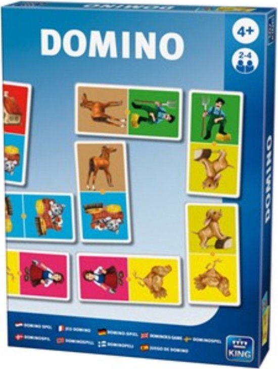 King Boerderij Domino - Spel 4+ | Games | bol.com