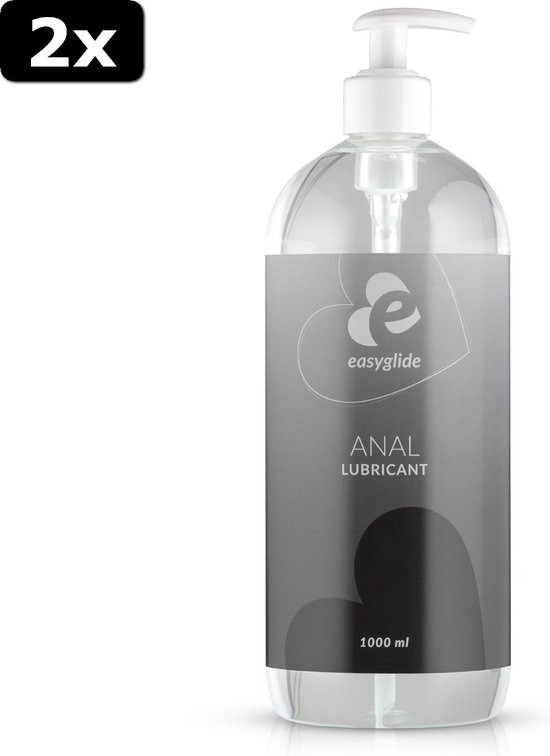 2x EasyGlide Anaal Glijmiddel 1000 ml | bol.com