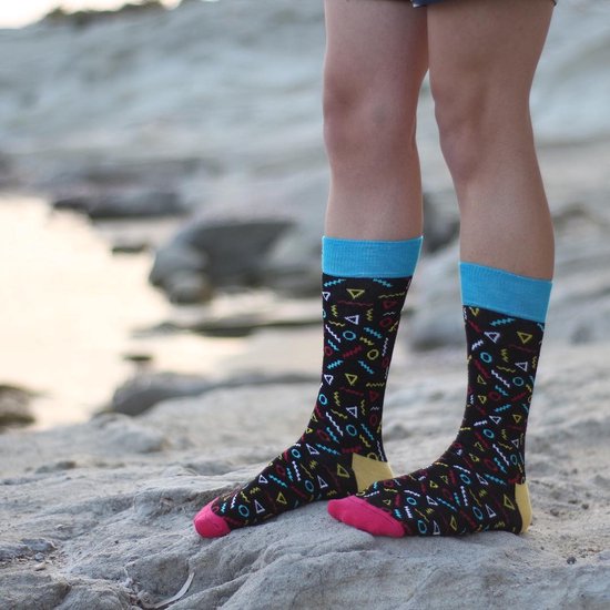 Sockston Socks - 2 paren - Black Colored Socks - verjaardag - cadeau ...