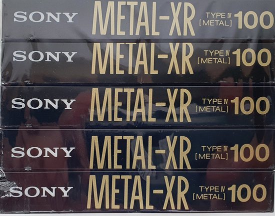 5-Pack Sony Metal XR 100 Type IV Cassettebandje | bol