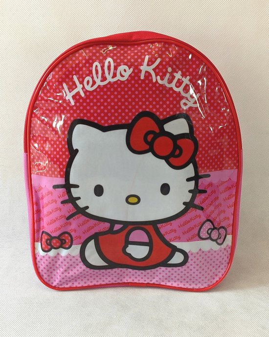 Hello Kitty Gestippelde Rugzak | Schooltas voor Kinderen - Mochila 28 x ...