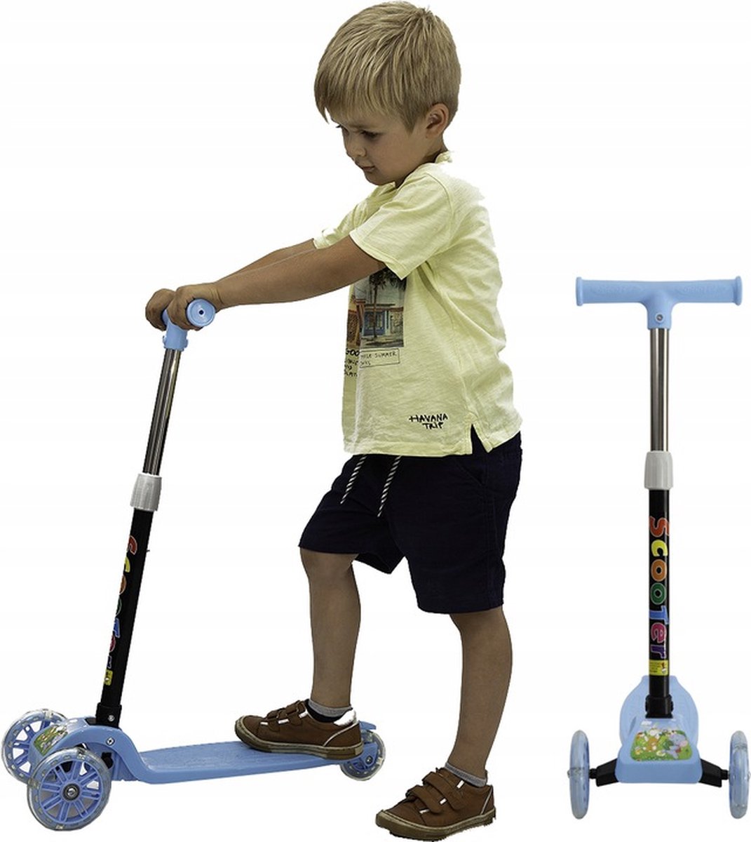 Swinn - Driewieler Step - Blauw - Verstelbaar - Opvouwbare Step - vanaf ...