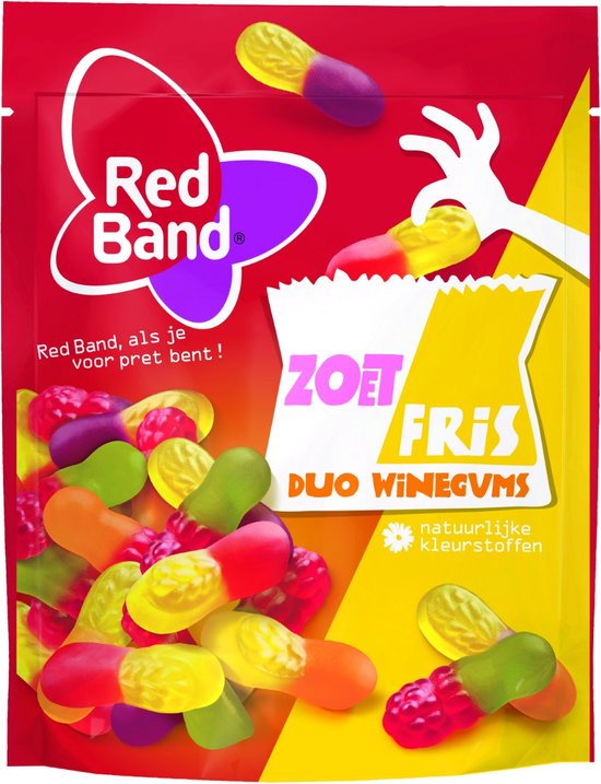 Red Band Winegums Zoet Fris Duo - 10 x 205 gr | bol