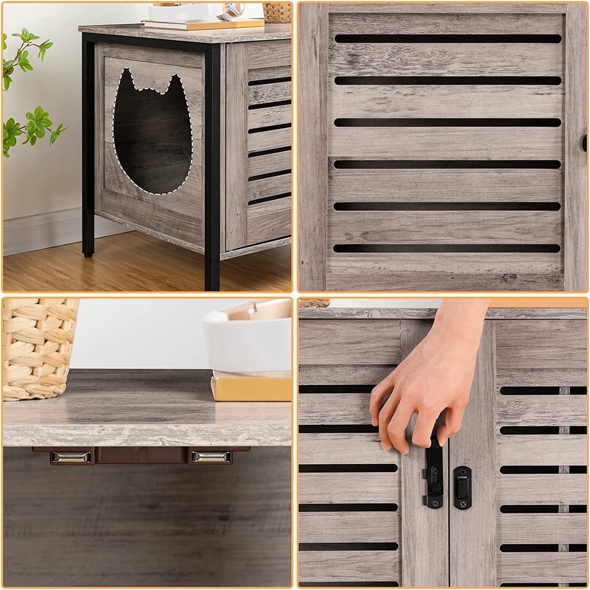 Houten Kattenhuis - Kattenkast voor binnen & buiten - Kattenhok ...