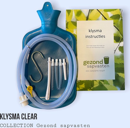 Klysma Clear 2 liter met 5 canules | luxe en complete spoeling | anaal ...