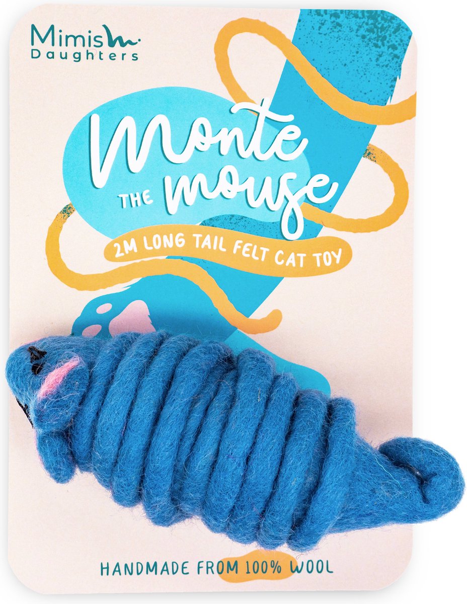 Mimis Daughters, Monte the Mouse, licht blauw | bol.com