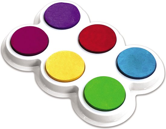 6 Vingerkussentjes - vingerverf | bol.com