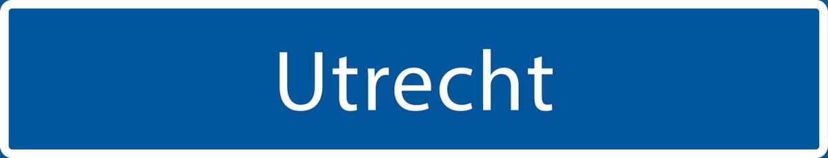 Straatnaambord Utrecht| Straatnaambord stad| Verkeersbord Utrecht ...