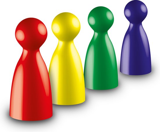 Kangaro K-523087 Pionnen In Pot, 400 Stuks In 4 Kleuren | bol.com