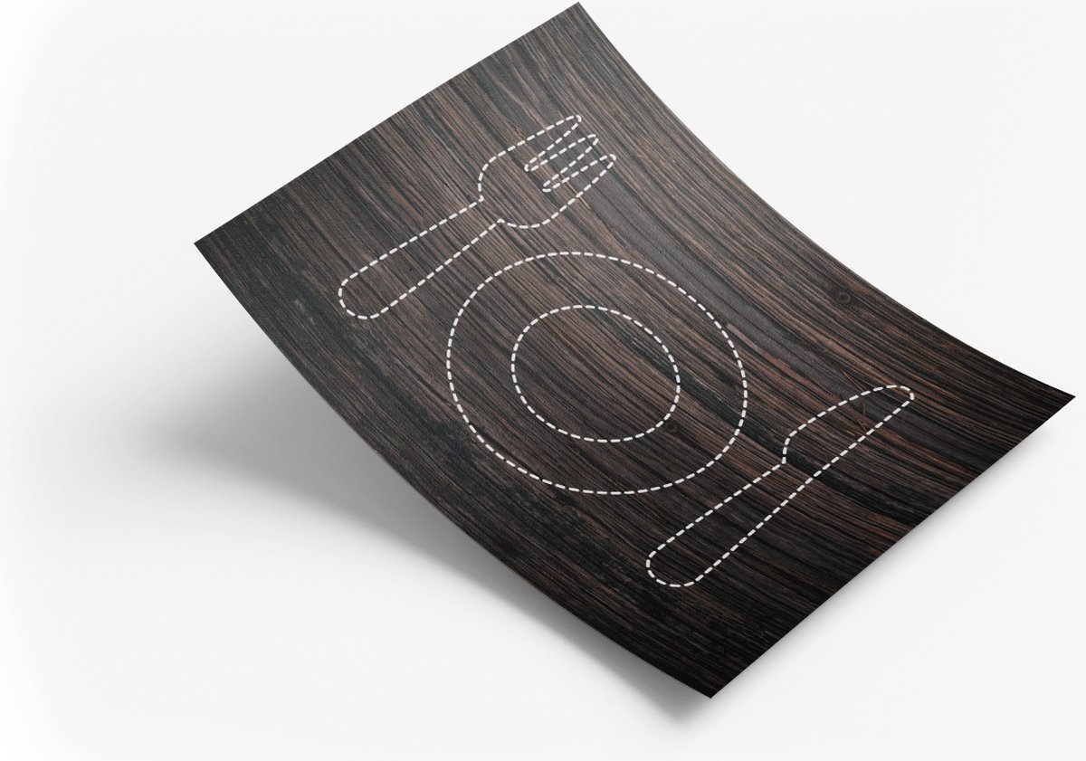Placemats Hout Print | Set van 10 stuks | Fotofabriek Onderleggers ...