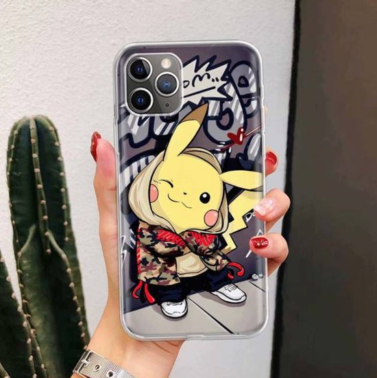 Apple iPhone Xs/X telefoonhoesje - Pokemon - Pikachu - Kunststof ...