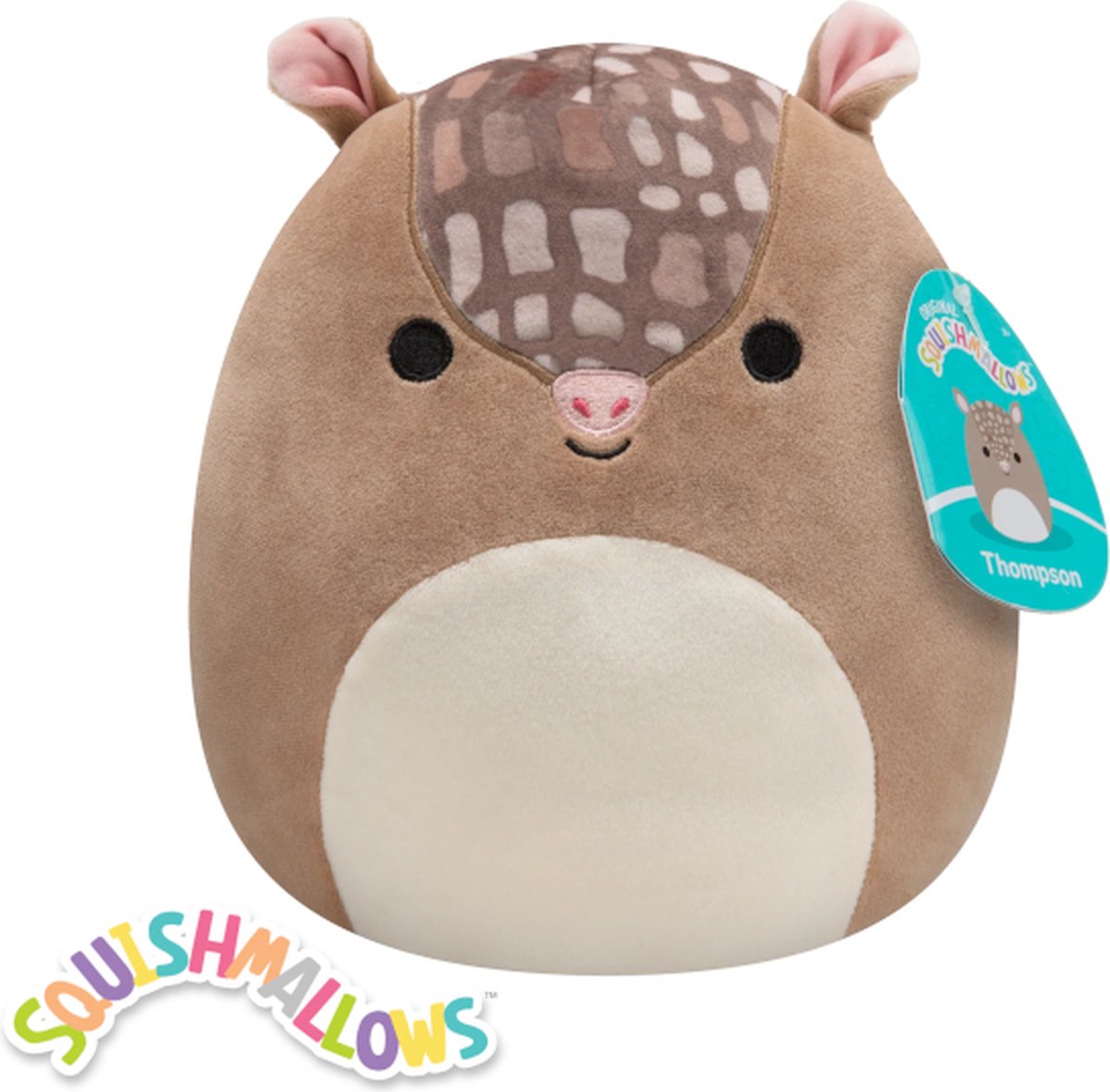 Squishmallow Knuffel - 19CM - Thompson the Armadillo - Incl ...