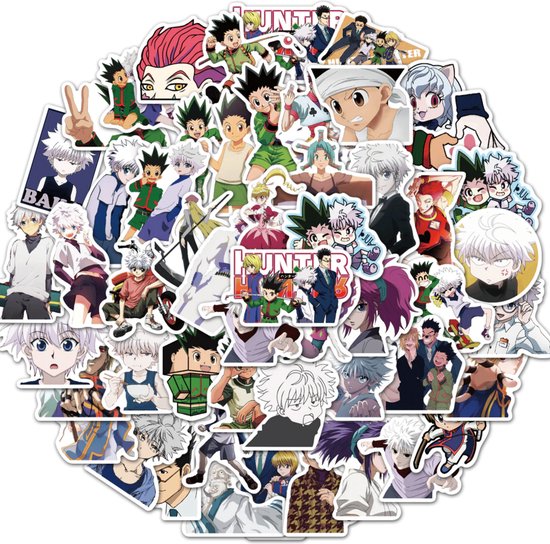 Hunter x Hunter Stickers - 50 Stuks - Hunter x Hunter Manga - Anime ...
