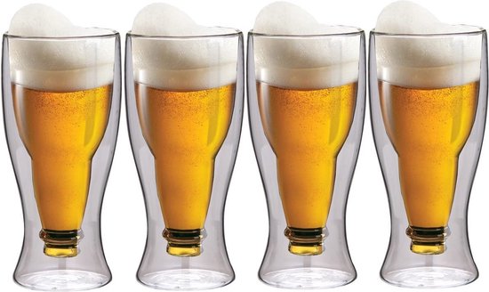 Bierglazen – beer glas - set - duurzaam – luxe bierglazen set | bol