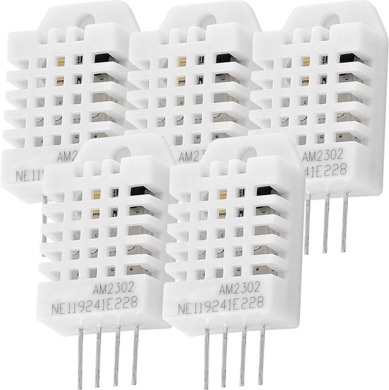 Azdelivery 5 X Dht22 Am2302 Temperatuursensor En Vochtigheidssensor Compatibel Met Bol 